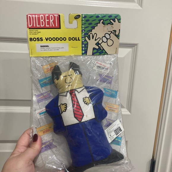 dilber | Office | Dilbert Boss Voodoo Doll In Blue | Poshmark